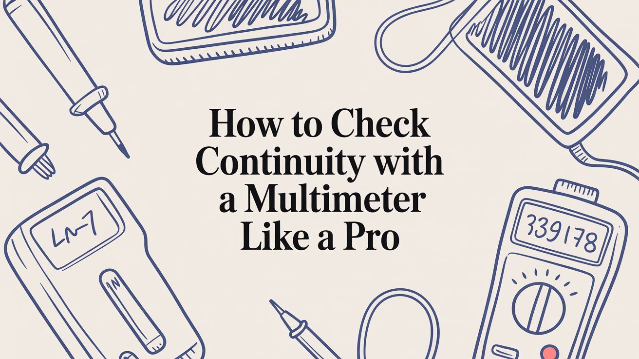 How to Check Continuity with a Multimeter: A DIY Guide