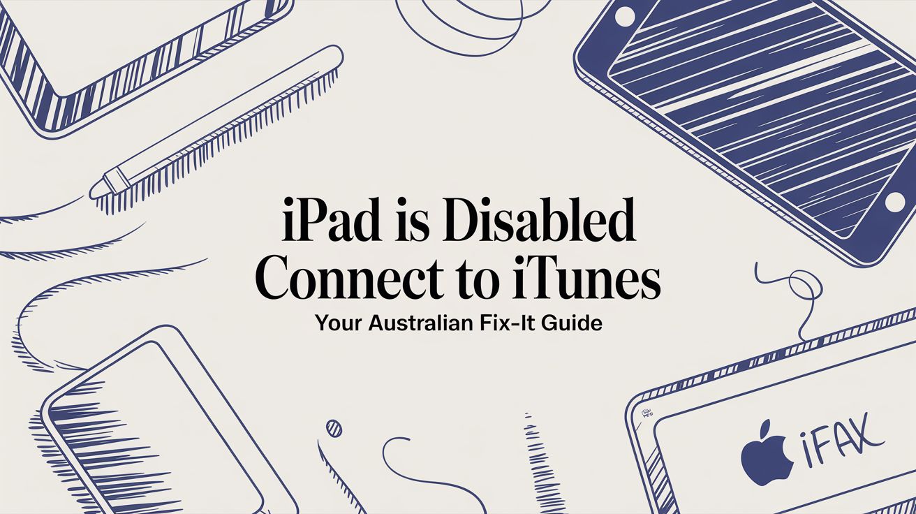 iPad Is Disabled Connect to iTunes: Your Australian Fix-It Guide