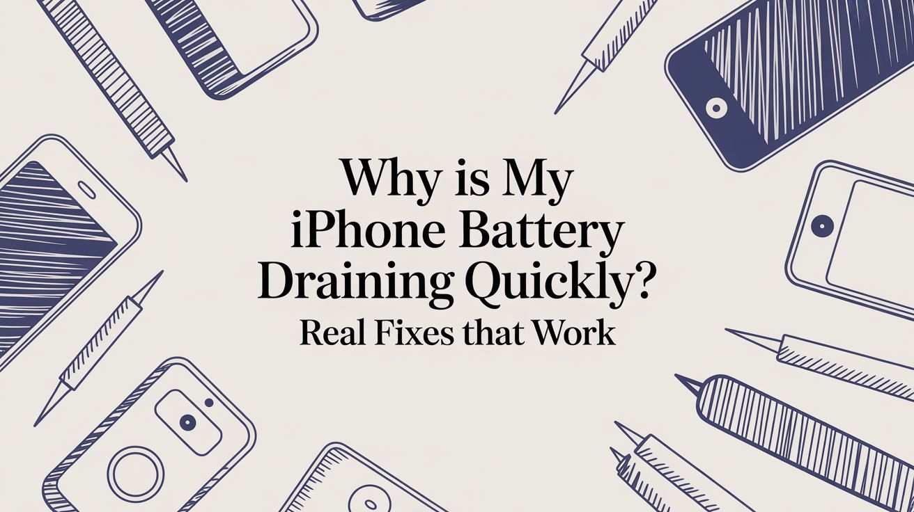 Why Is My iPhone Battery Draining Quickly? Real Fixes That Work