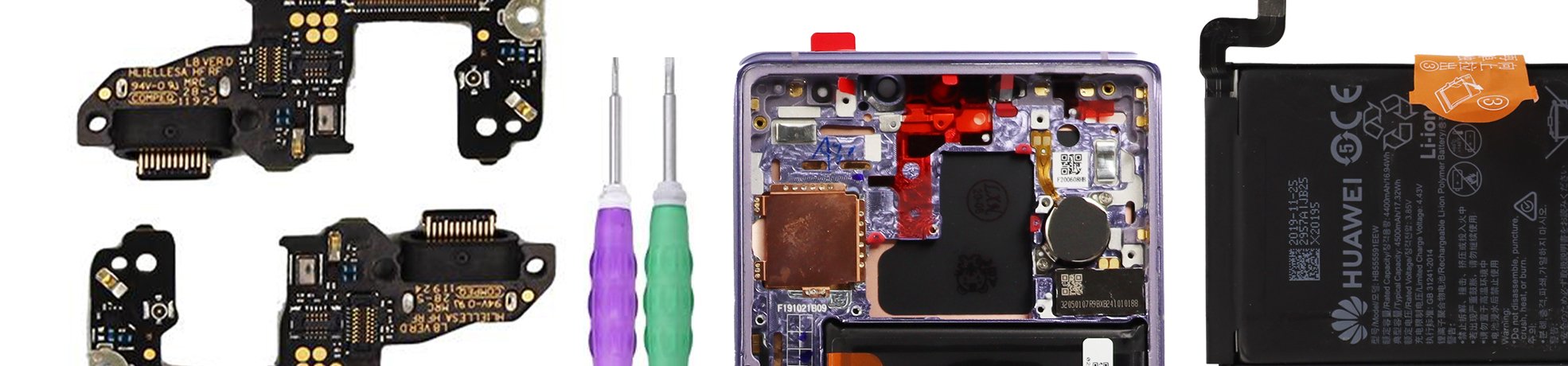 Parts for Huawei Phone Repair - LCD Screen, Battery and more - Fixo