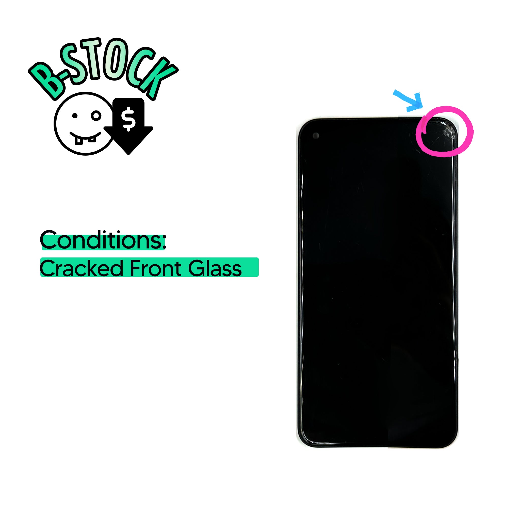 Google Pixel 5 Replacement LCD Screen Digitizer (Blemish) - Fixo