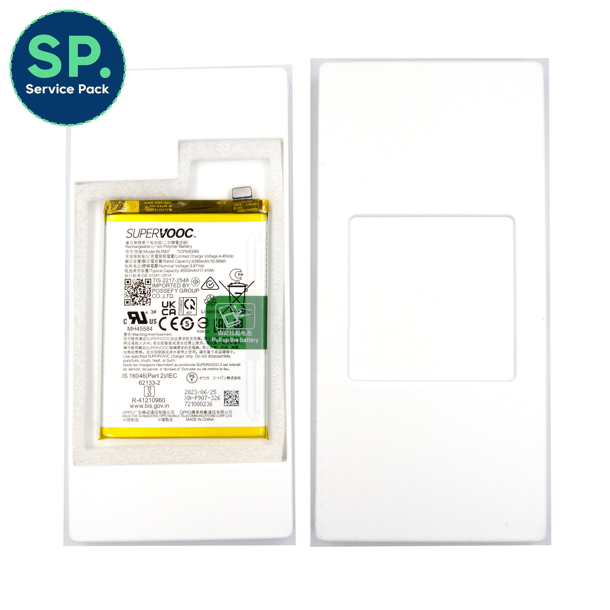 Oppo Reno8 CPH2461 Replacement Original Battery - Fixo AU