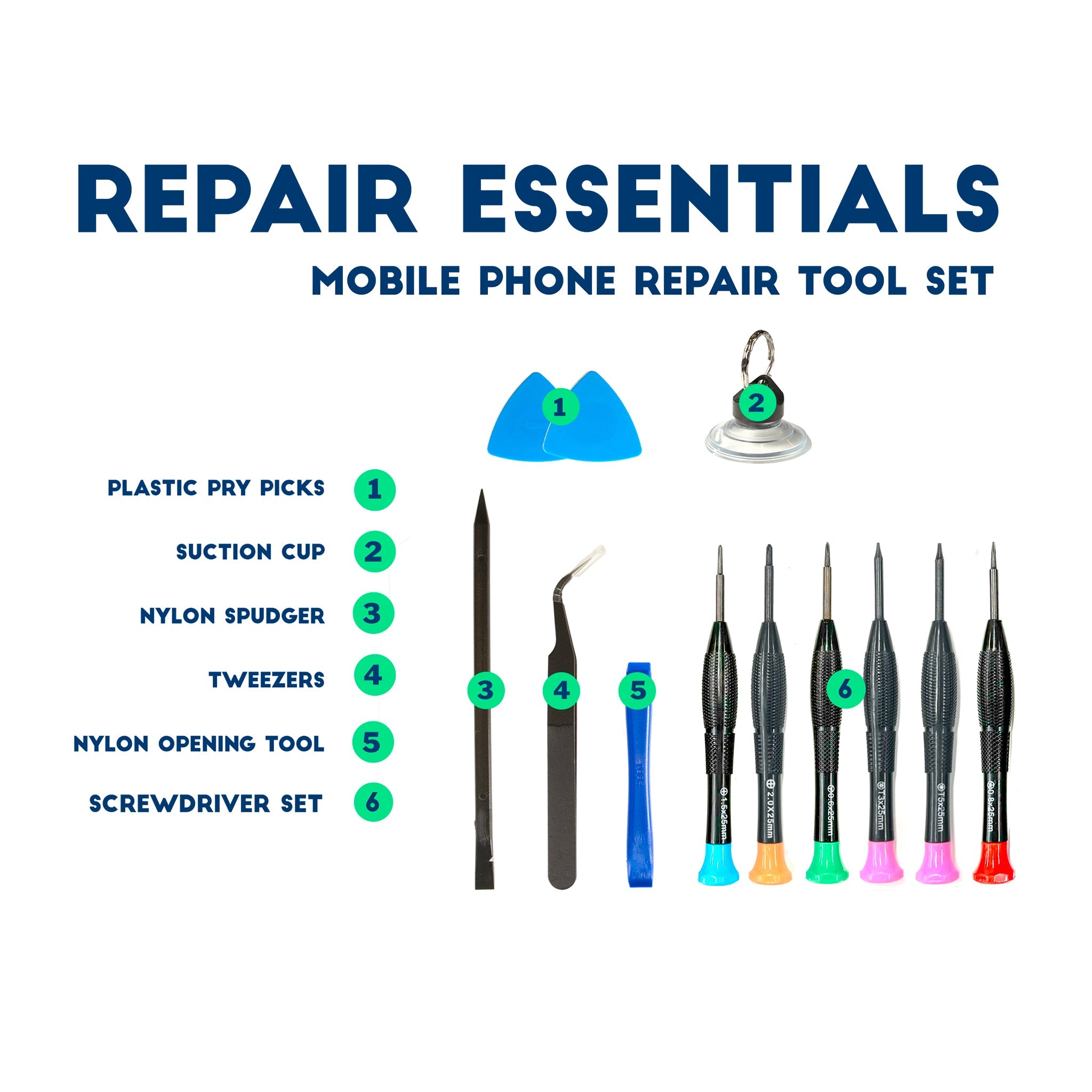 Repair Essentials - Mobile Phone Repair Tool Set - Fixo Australia