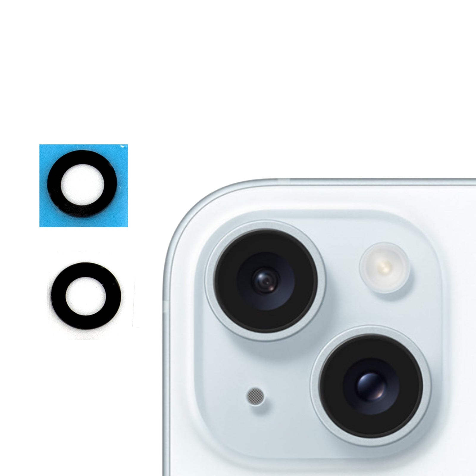 iPhone 15 Replacement Rear Camera Lens Glass - Fixo Australia