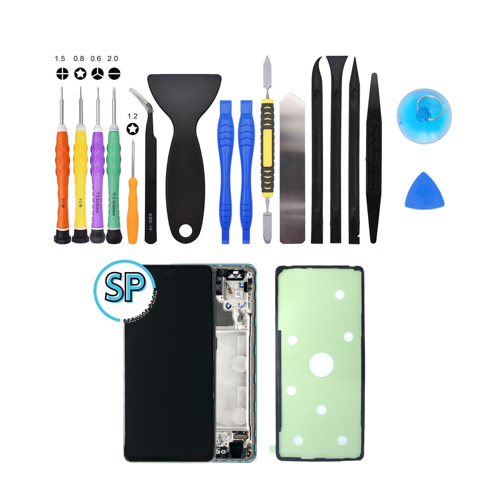 Samsung Galaxy A72 DIY LCD Screen Repair Replacement Kit - Fixo