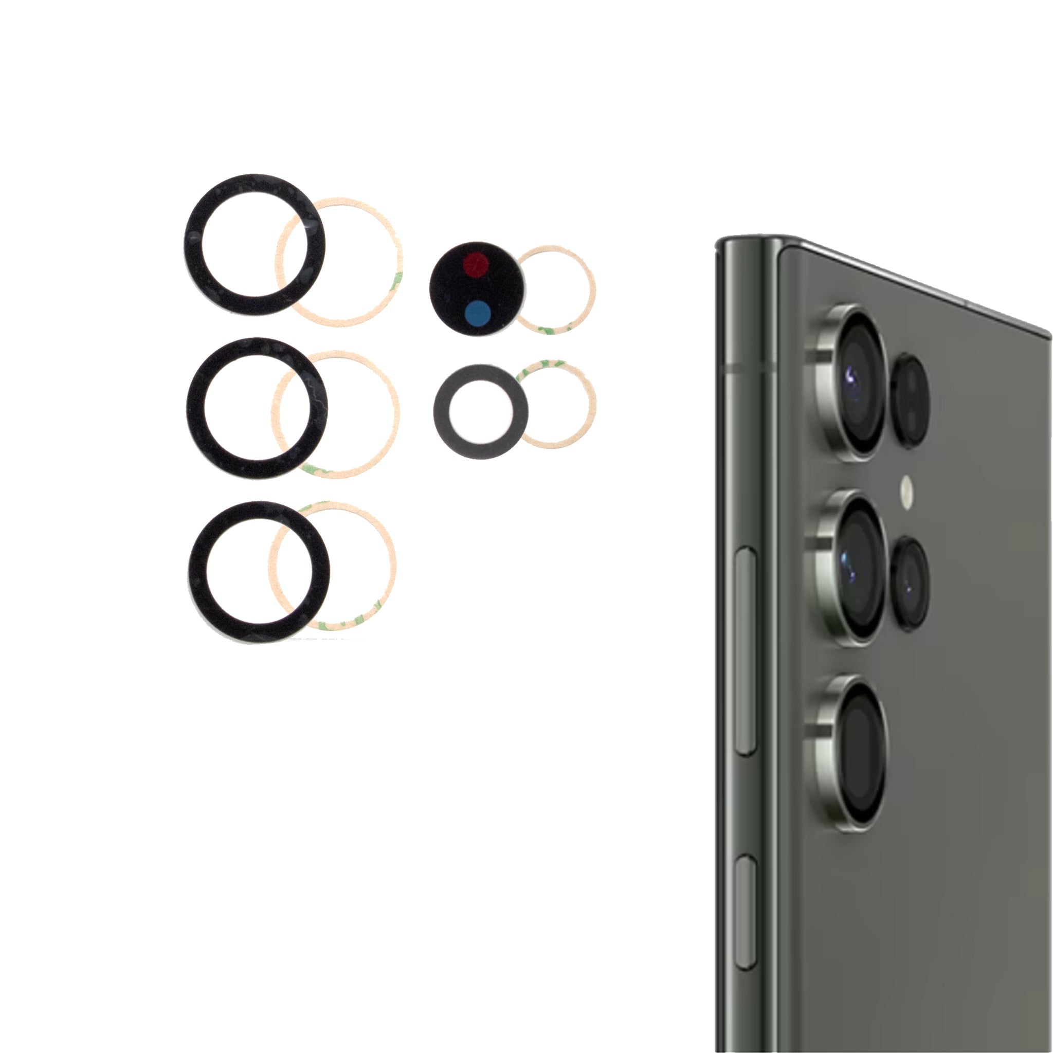 Samsung Galaxy S22 Ultra Replacement Rear Camera Glass - Fixo