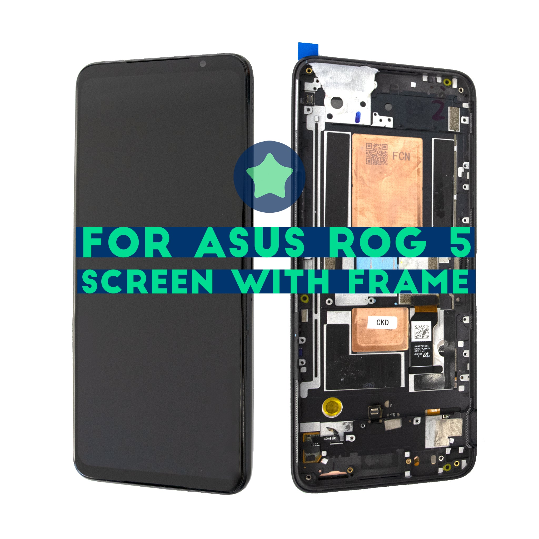 Asus ROG Phone 5 Replacement Screen with Frame - Fixo Australia
