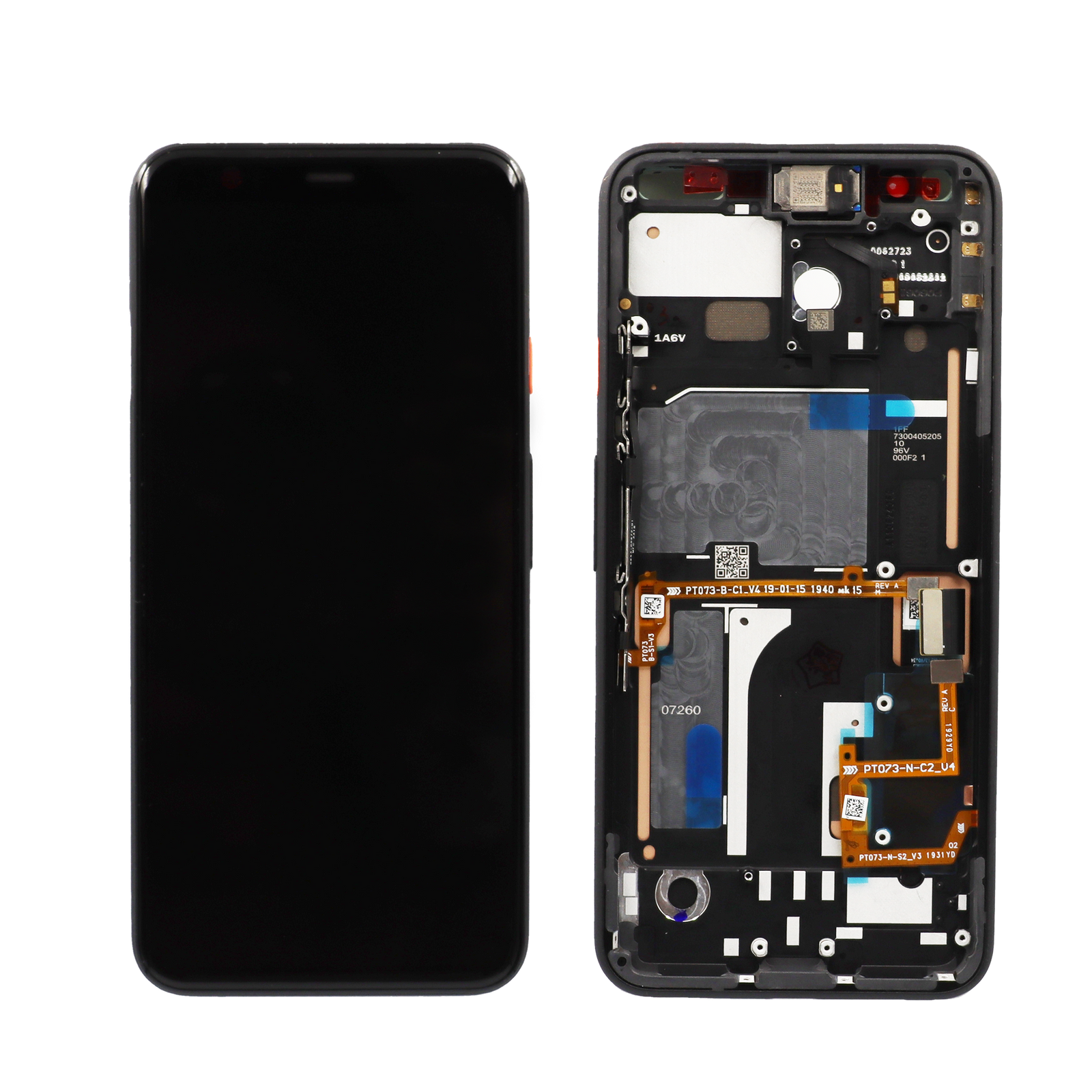 Google Pixel 4 Replacement LCD Screen Assembly with Frame - Fixo