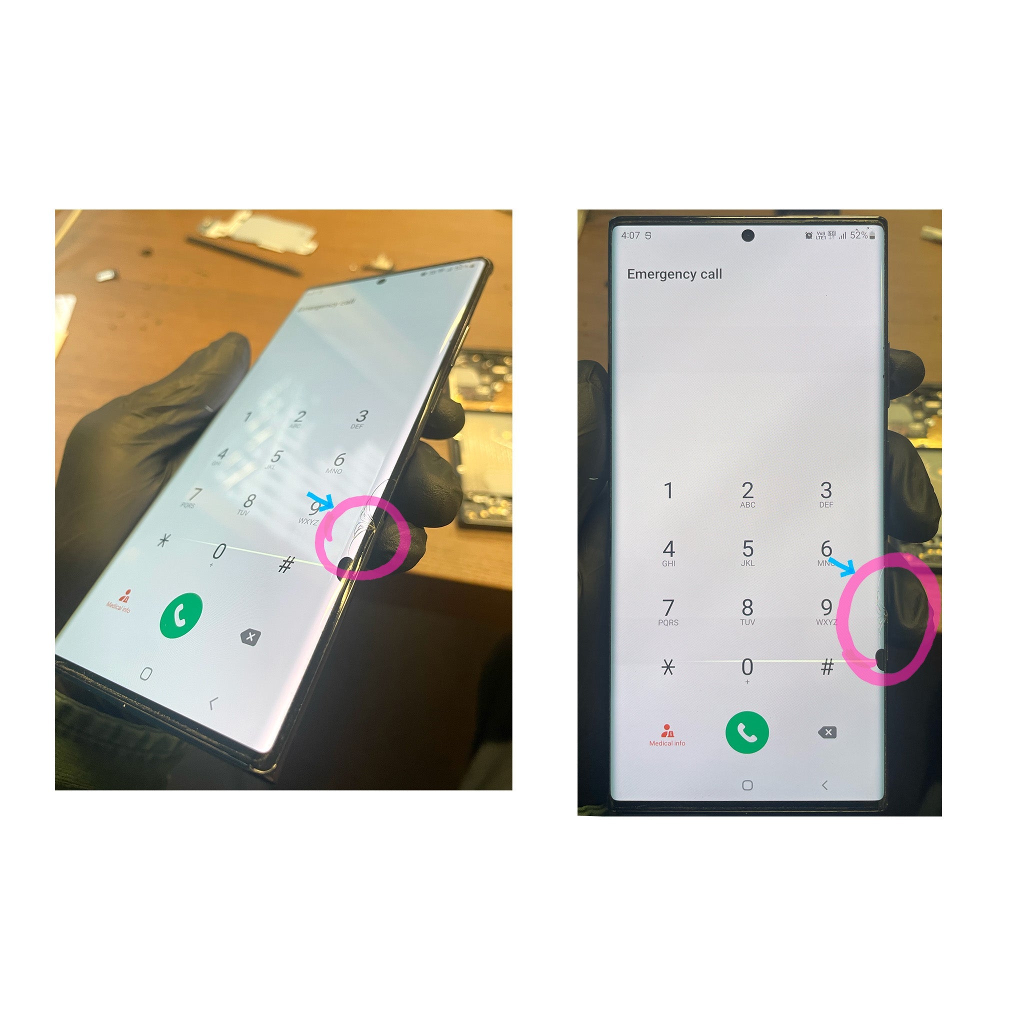 Samsung Galaxy Note 20 Ultra Replacement LCD Blemish Screen - Fixo