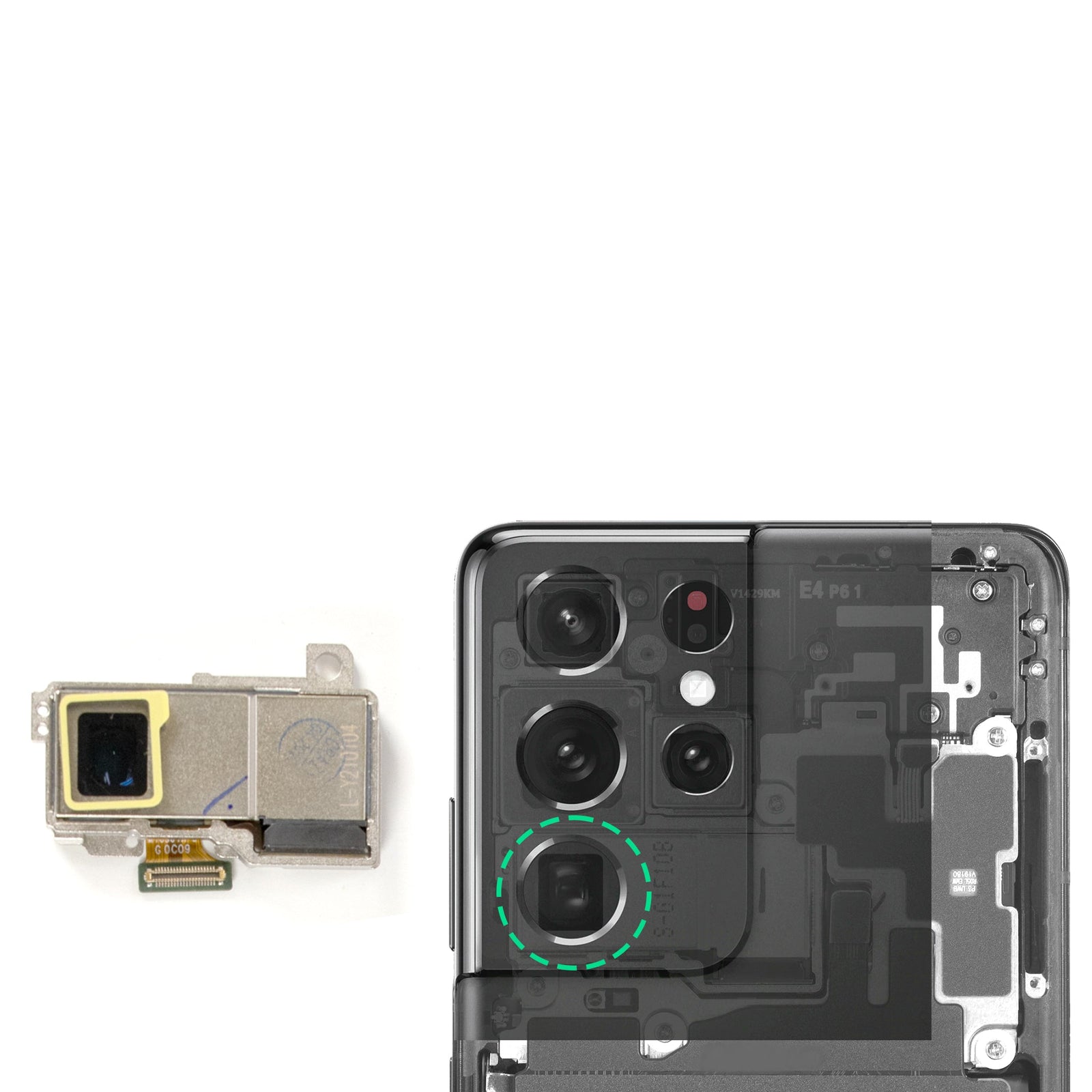 Samsung Galaxy S21 Ultra Replacement Periscope Telephoto Camera