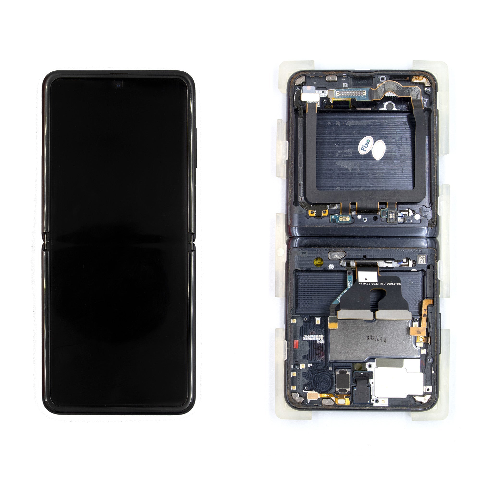 Samsung Galaxy Z Flip Replacement Glass LCD Screen with Frame - Fixo