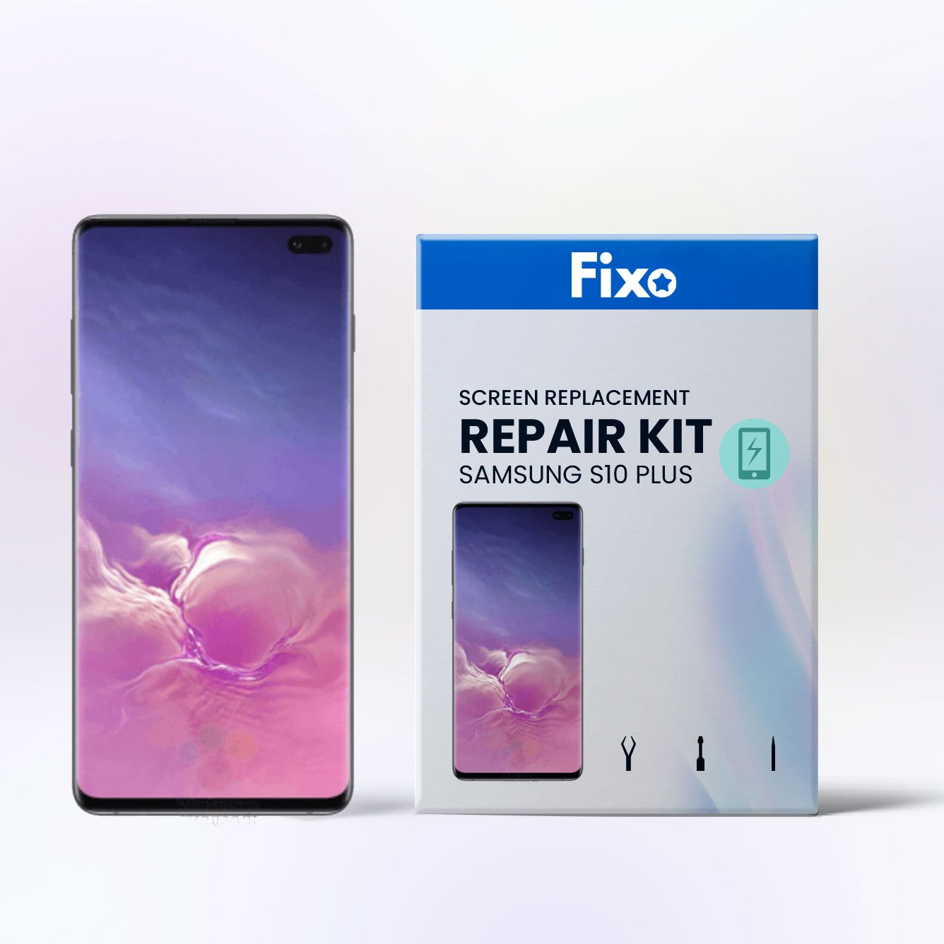 Samsung Galaxy S10 Plus DIY LCD Screen Replacement Kit - Fixo AU