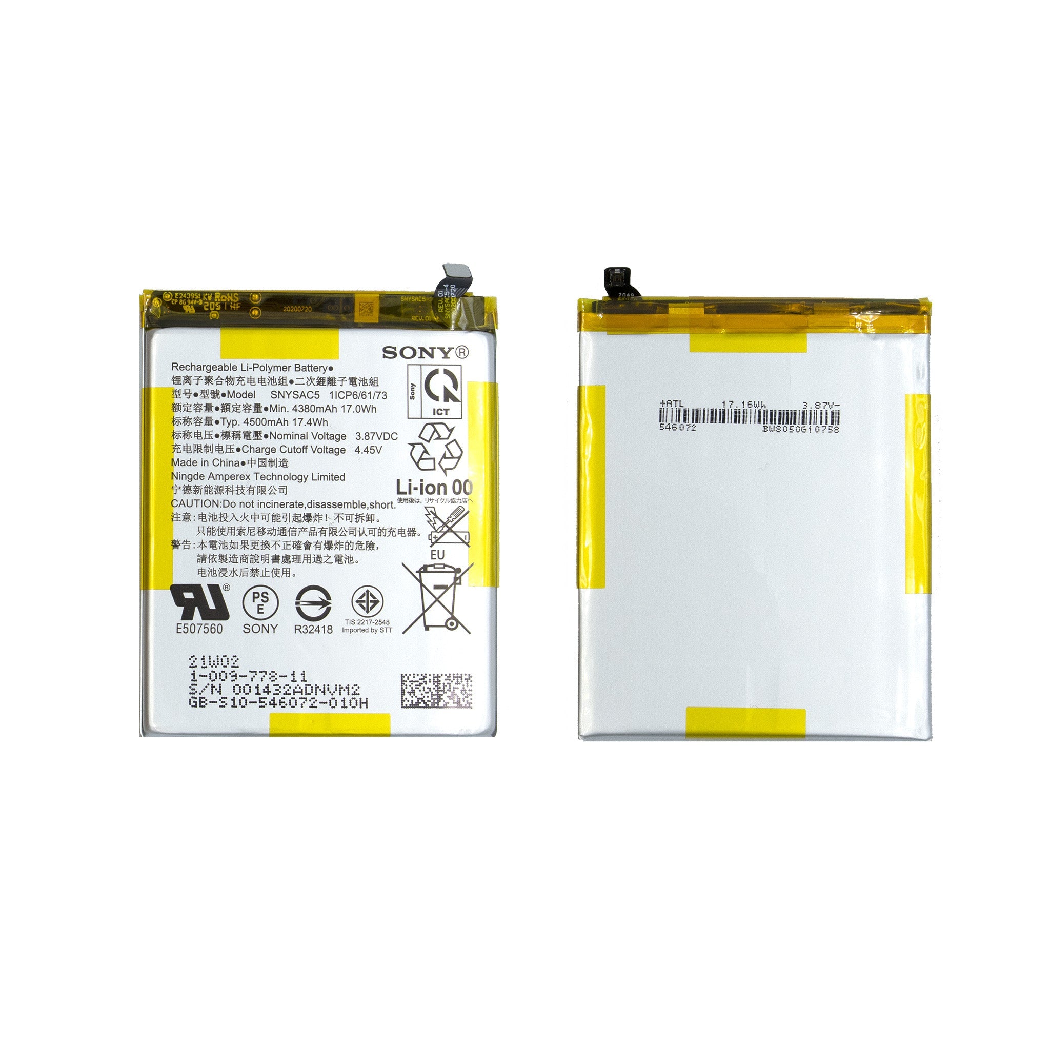 Sony Xperia 1 iii Replacement Battery Part - Australia - Warranty