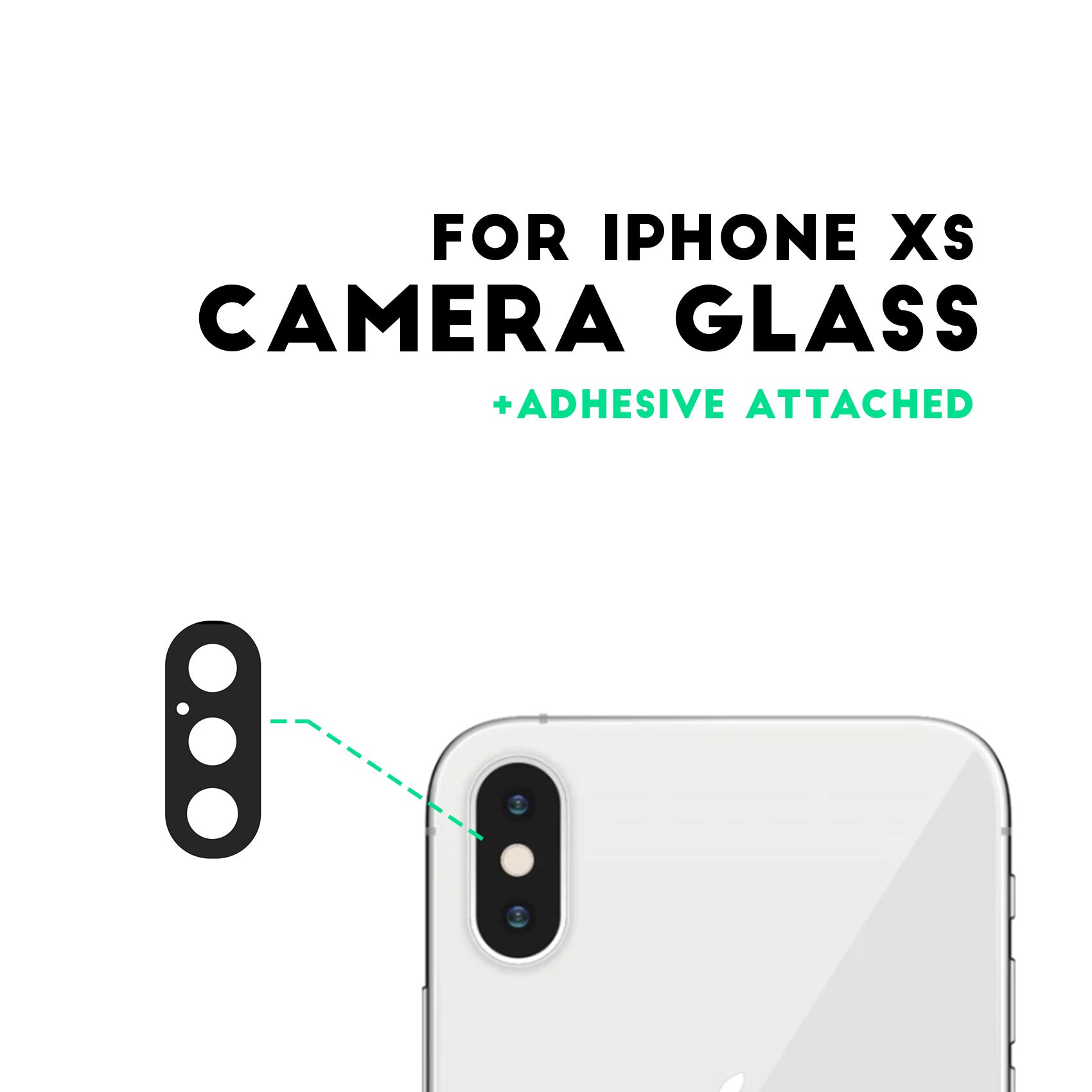 iPhone XS Replacement Rear Camera Glass - Fixo Australia